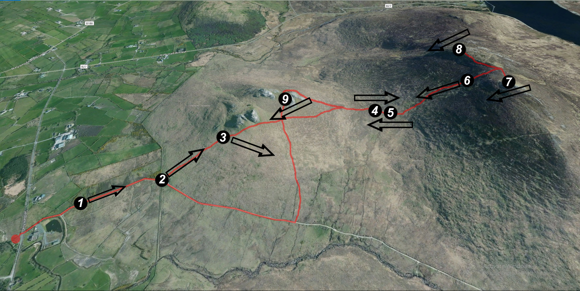 Hen and Cock Mountains - Trek NI